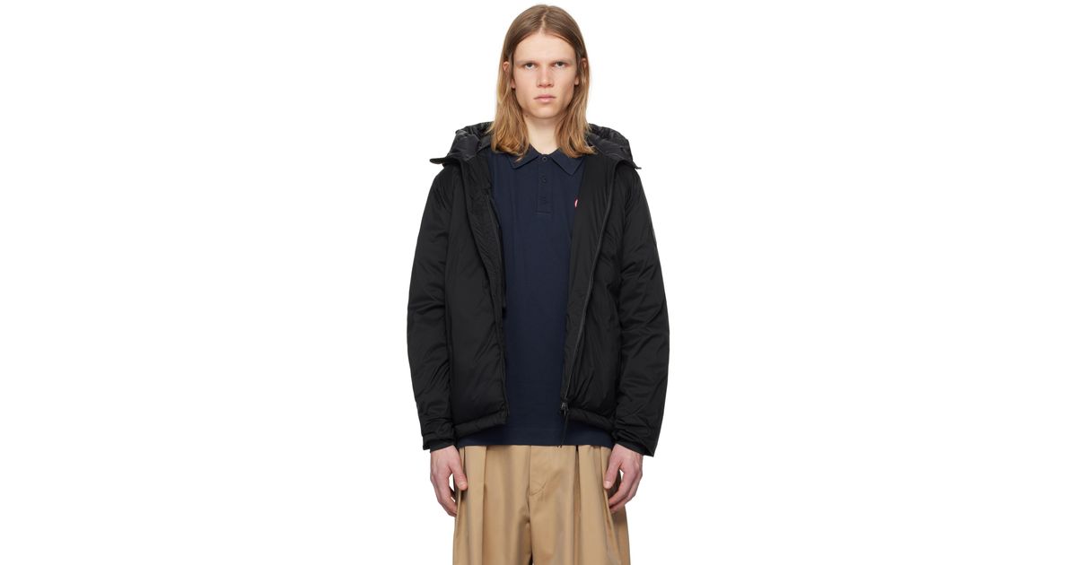 Canada Goose Label' Lodge Down Jacket in Blue for Men | Lyst