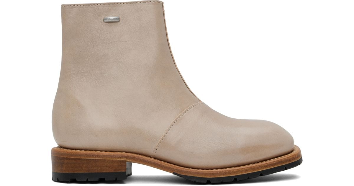 Our Legacy Taupe Engine Boots in Black for Men | Lyst