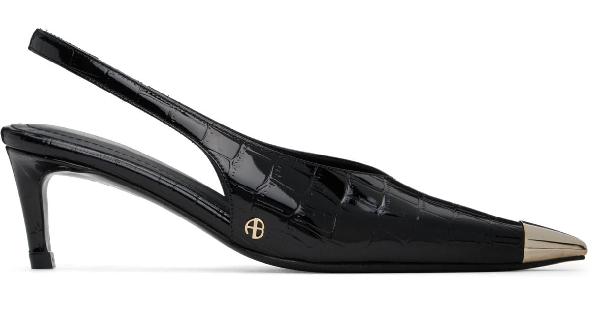 Anine Bing Nina Heels in Black | Lyst