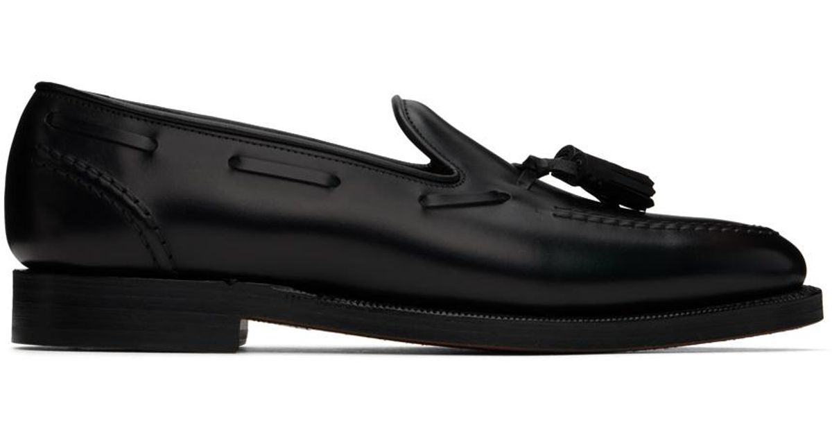 Polo Ralph Lauren Handcrafted Calfskin Tassel Loafers in Black for Men ...