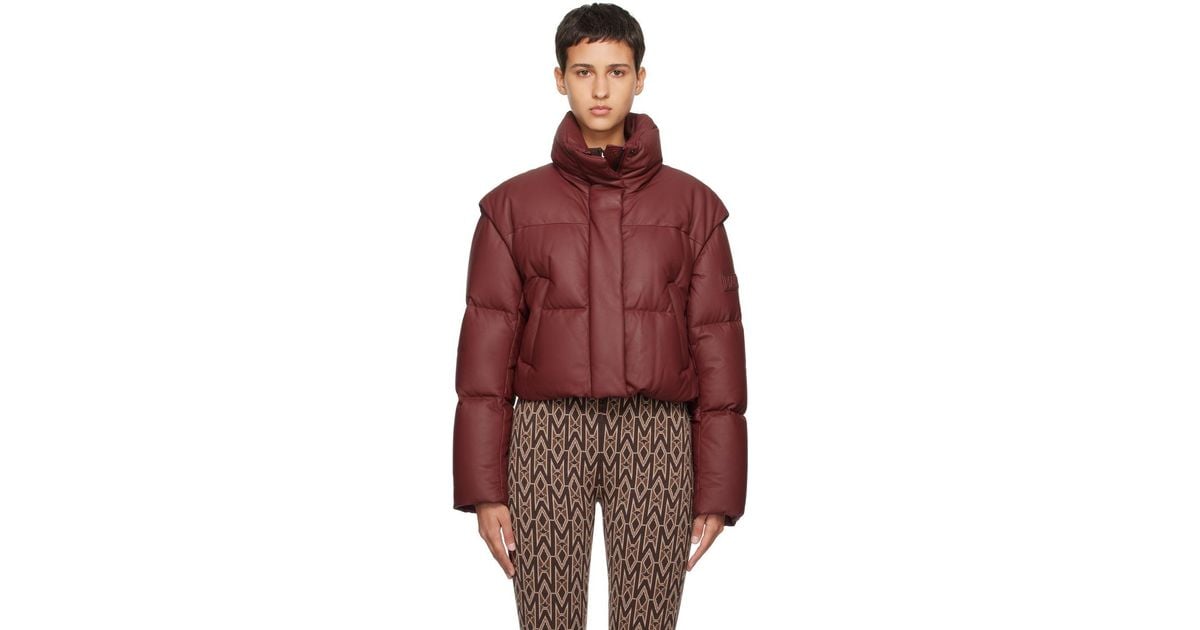 Mackage Bailey Convertible Puffer Jacket in Red | Lyst