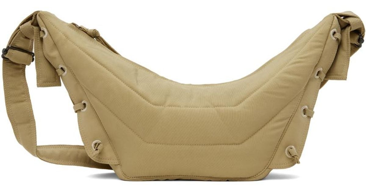 Lemaire Khaki Small Soft Game Bag in Black | Lyst