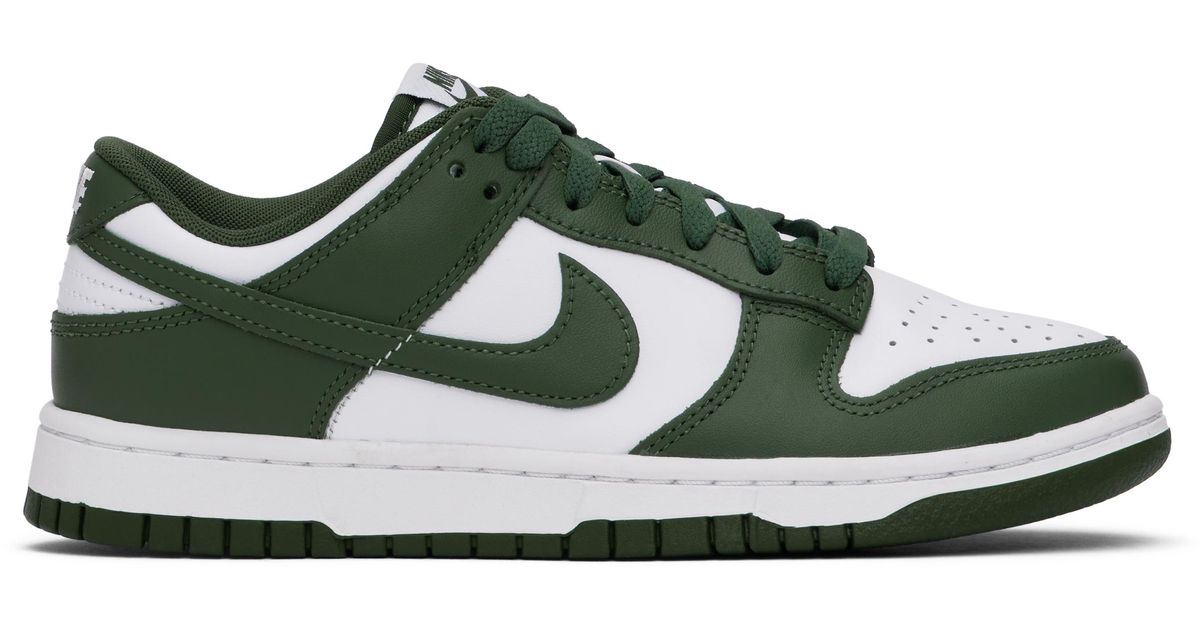 Nike Dunk Low Retro Sneakers in Green for Men | Lyst