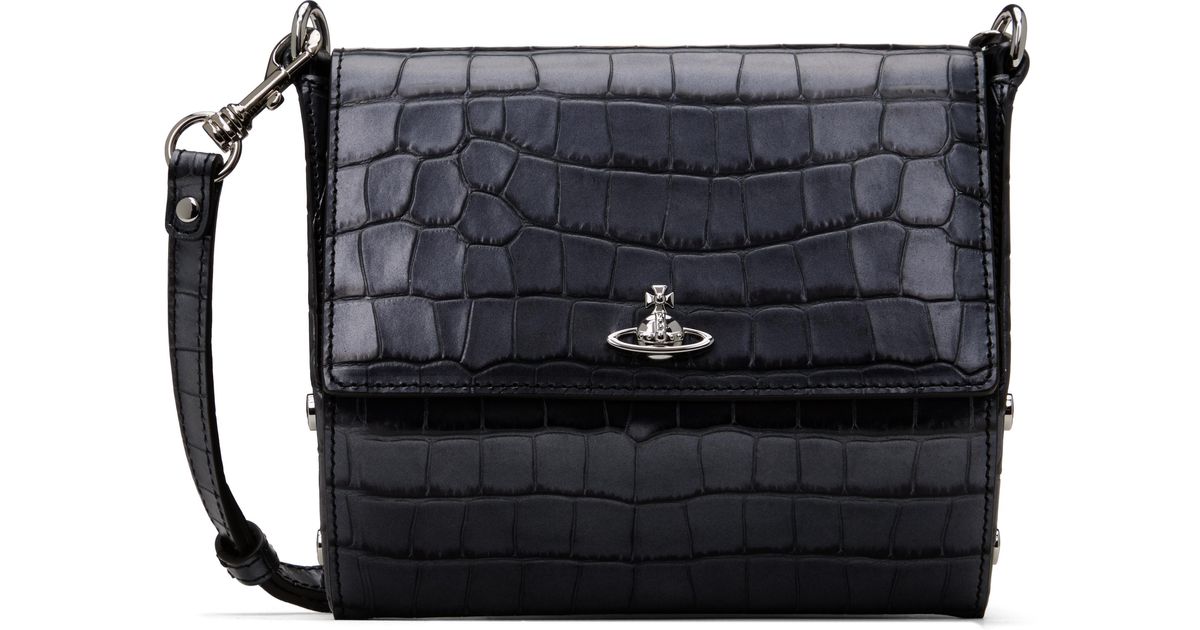 Vivienne Westwood Sapphire Crossbody Bag in Black for Men | Lyst