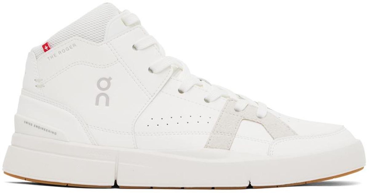 On Shoes 'the Roger' Clubhouse Mid Sneakers in Black for Men | Lyst UK