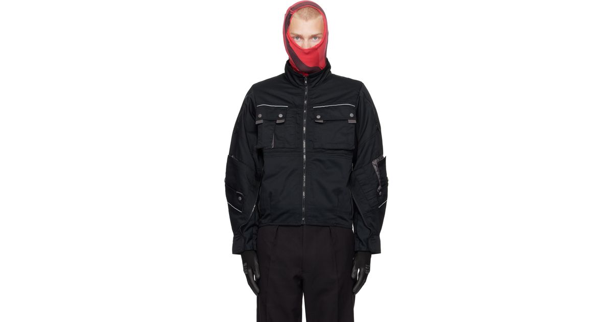 PROTOTYPES Cut Up Parka Jacket in Black for Men | Lyst Canada