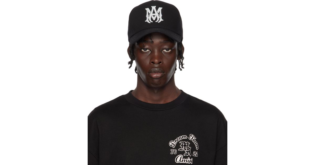 Amiri Ma Crystal Cap in Black for Men | Lyst