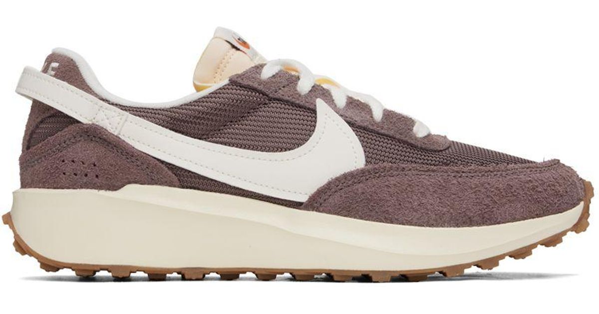 Nike Purple Waffle Debut Vintage Sneakers in Black | Lyst