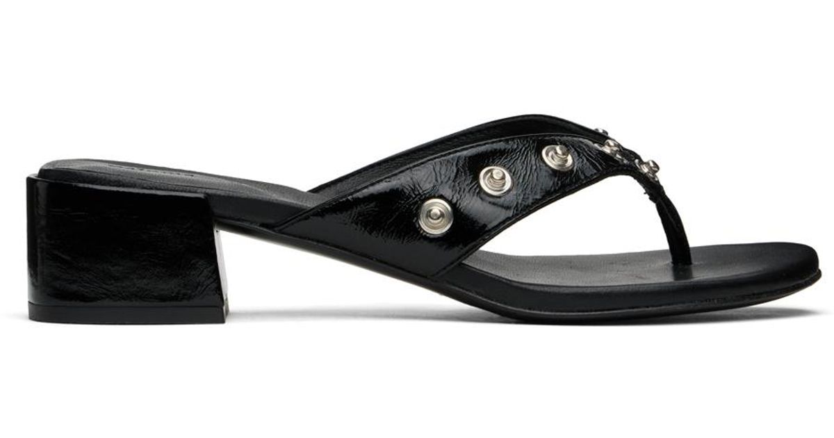 Paloma Wool Snaps Ii Heeled Sandals in Black | Lyst