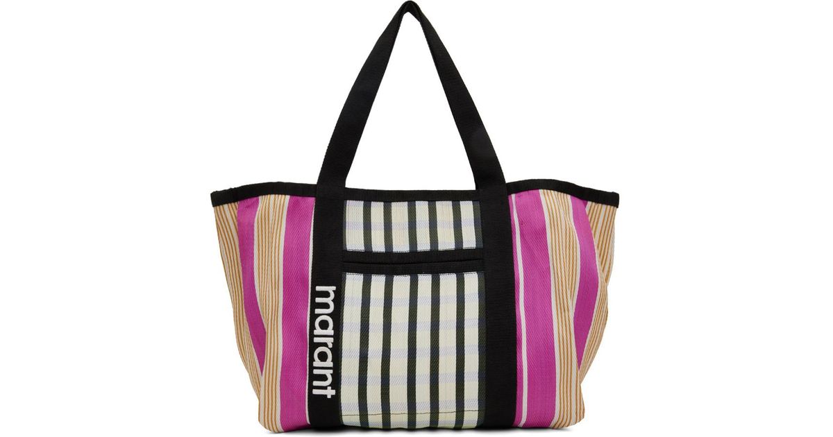 Isabel Marant Multicolor Darwen Tote in Purple | Lyst UK