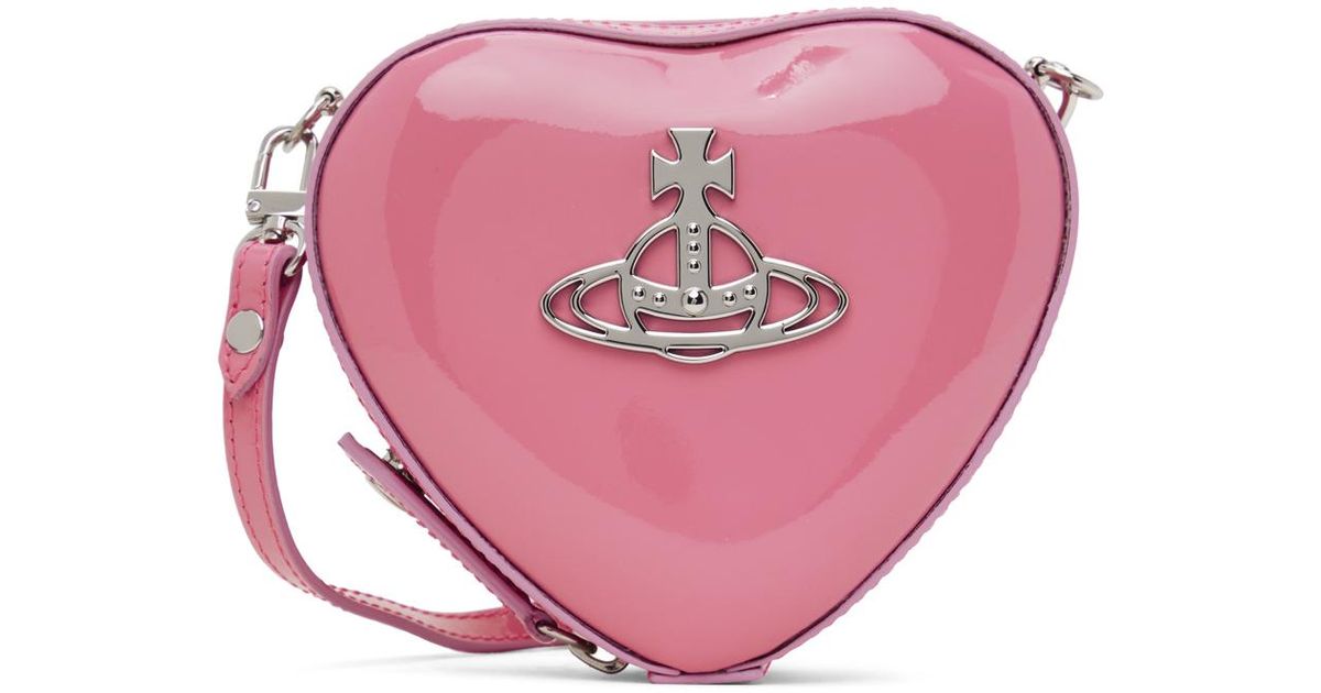 Vivienne Westwood Pink Mini Louise Heart Crossbody Bag | Lyst Canada