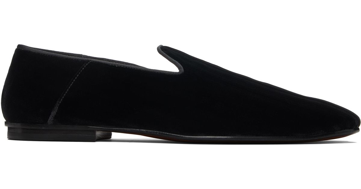 Tom Ford Stripped Steven Slipper Loafers in Black for Men | Lyst UK