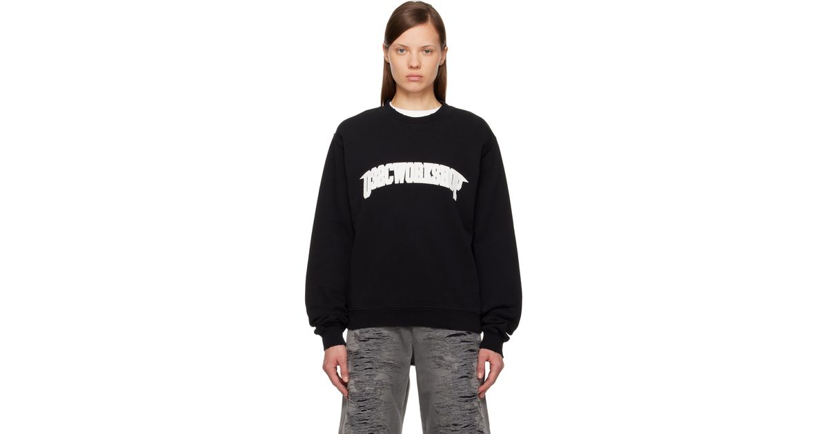 032c One Dollar Bill Sweater in Black | Lyst UK
