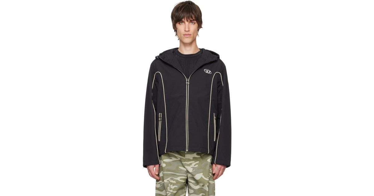 DIESEL J-Hives Jacket in Black for Men | Lyst