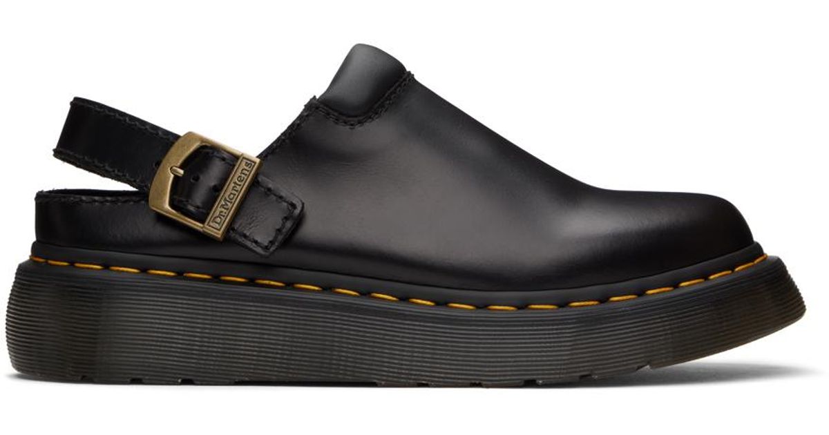 Dr. Martens Laketen Slingback Platform Mules in Black for Men | Lyst