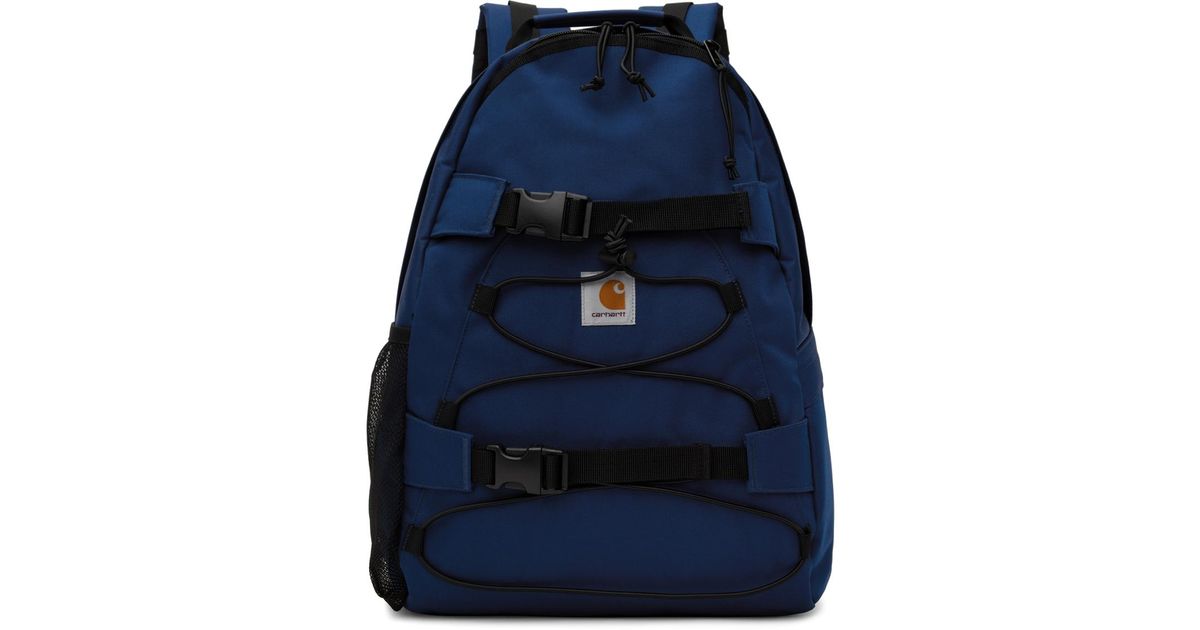 Carhartt Navy Kickflip Backpack in Blue | Lyst