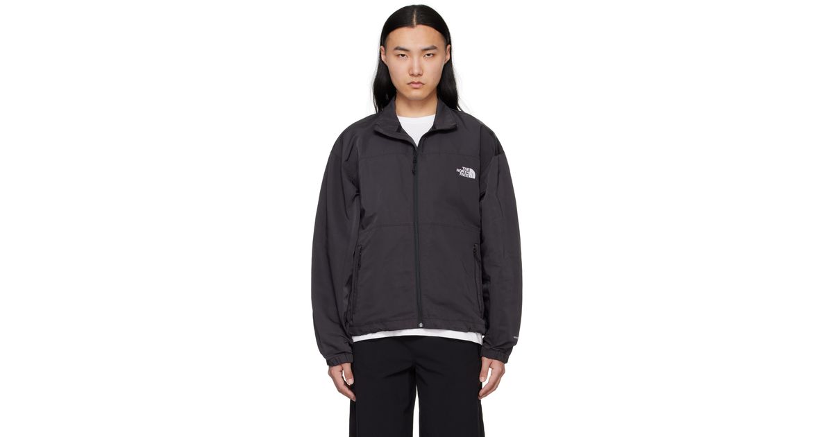 The North Face Tnf Easy Wind Track Jacket in Black for Men | Lyst