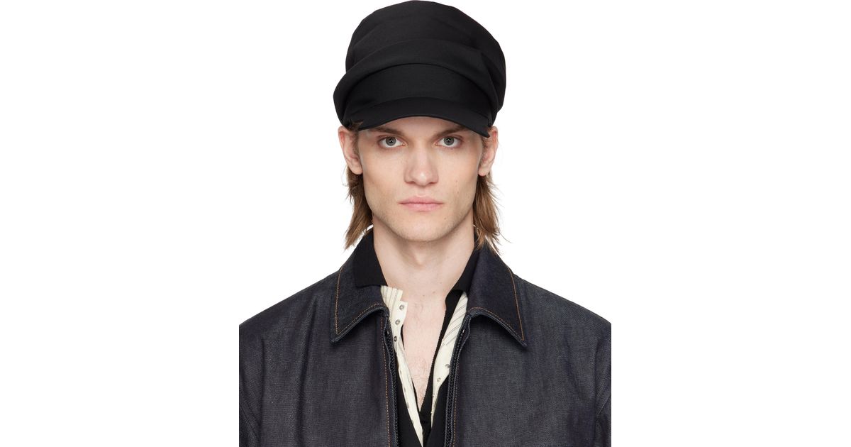 Y's for men Drape Cap in Black for Men | Lyst