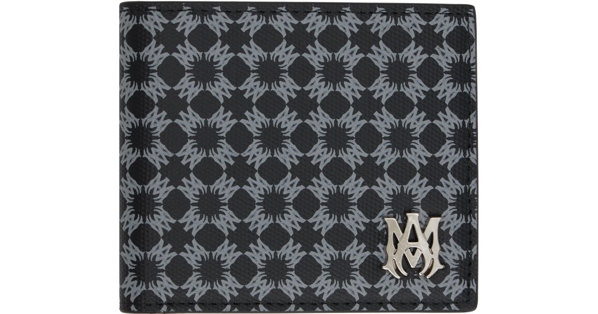 Amiri Ma Quad Bifold Wallet in Gray for Men | Lyst
