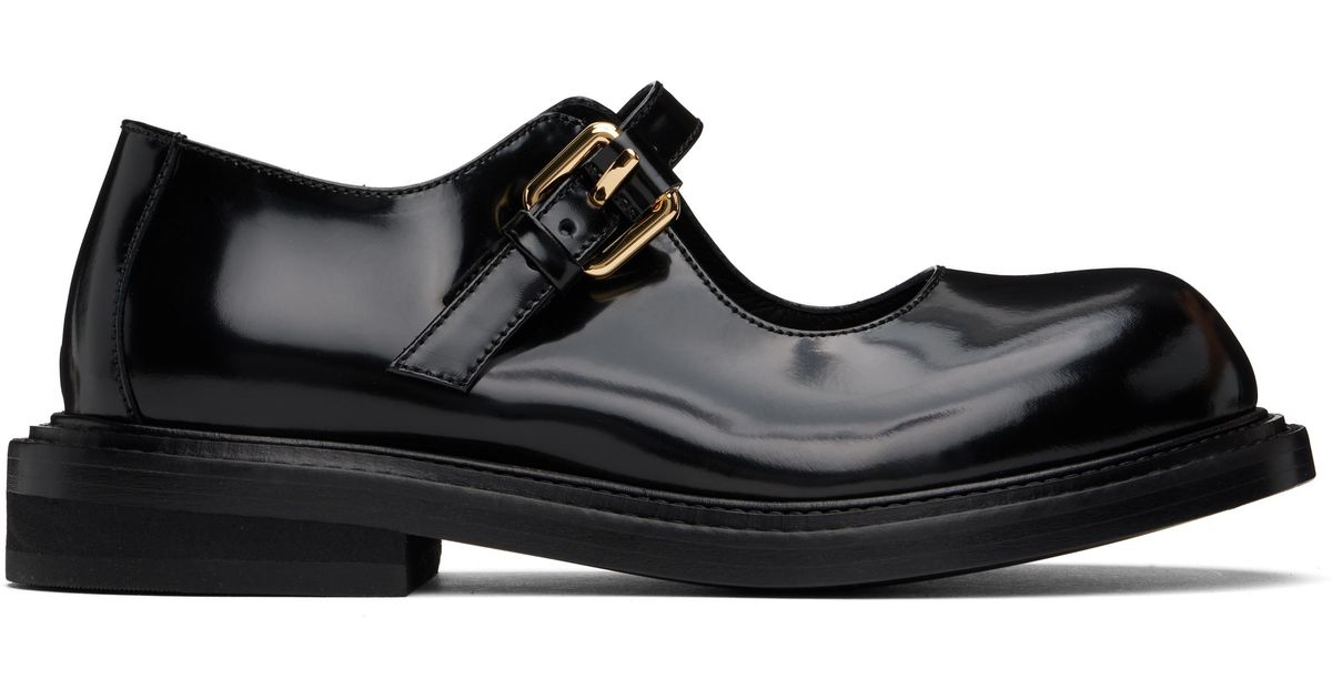 Moschino Mary Jane Olivia Loafers in Black | Lyst