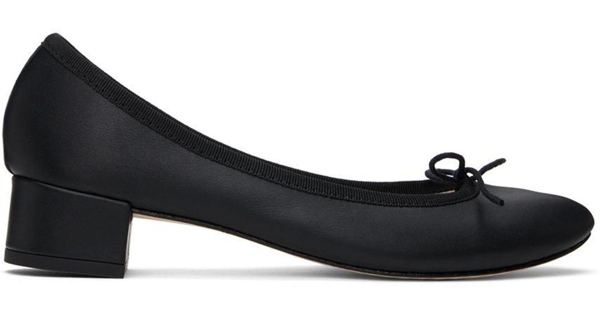 Repetto Black Camille Heels | Lyst