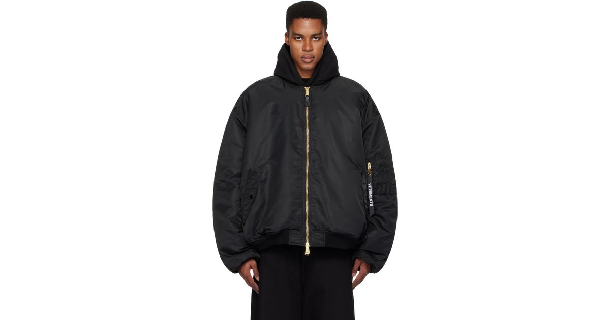 Vetements Alpha Industries Edition Double Zip Reversible Bomber Jacket ...
