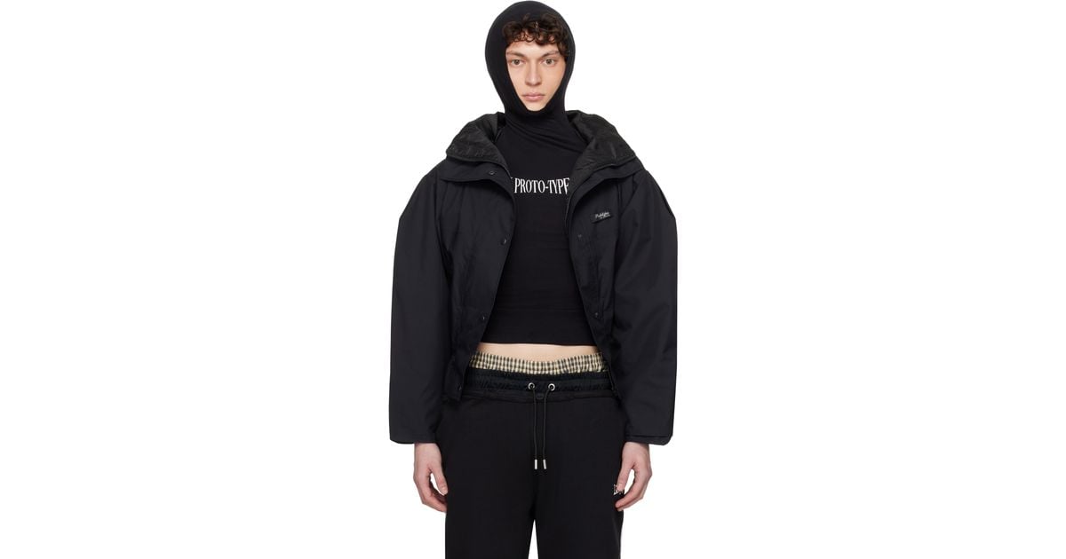 PROTOTYPES Upside-Down Jacket in Black for Men | Lyst