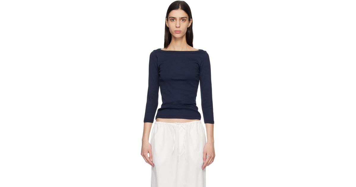 Flore Flore Steffi T-Shirt in Blue | Lyst