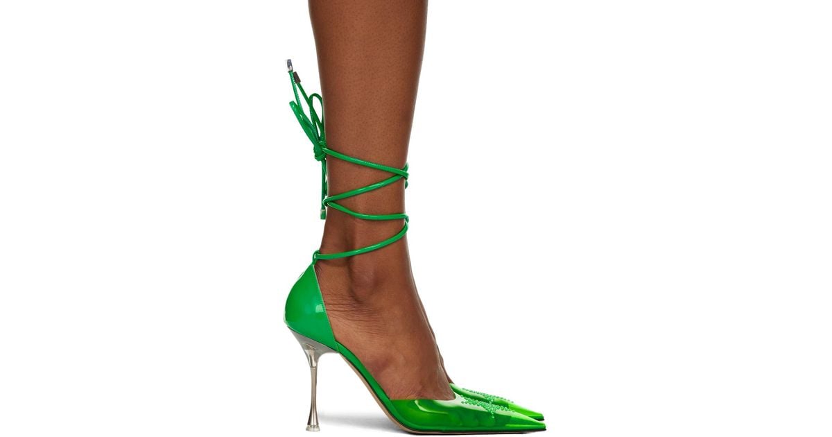Mach & Mach Machmach Star 100 Heels in Green | Lyst UK