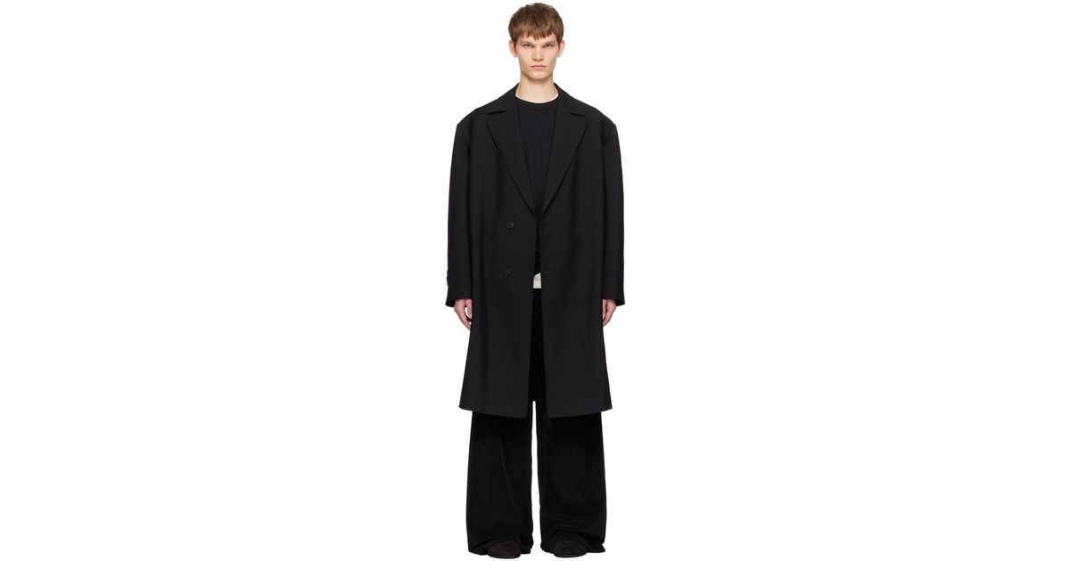 The Row Pers Coat in Black for Men | Lyst
