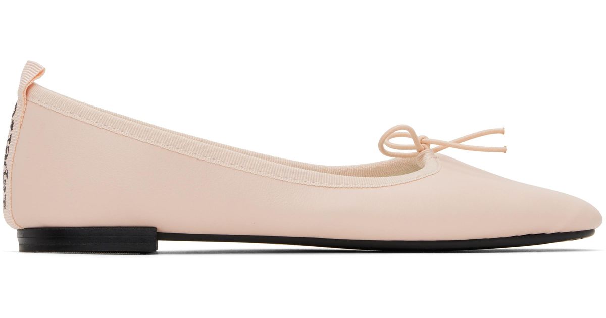 Repetto Garance Square Toe Ballerina Flats in Black | Lyst