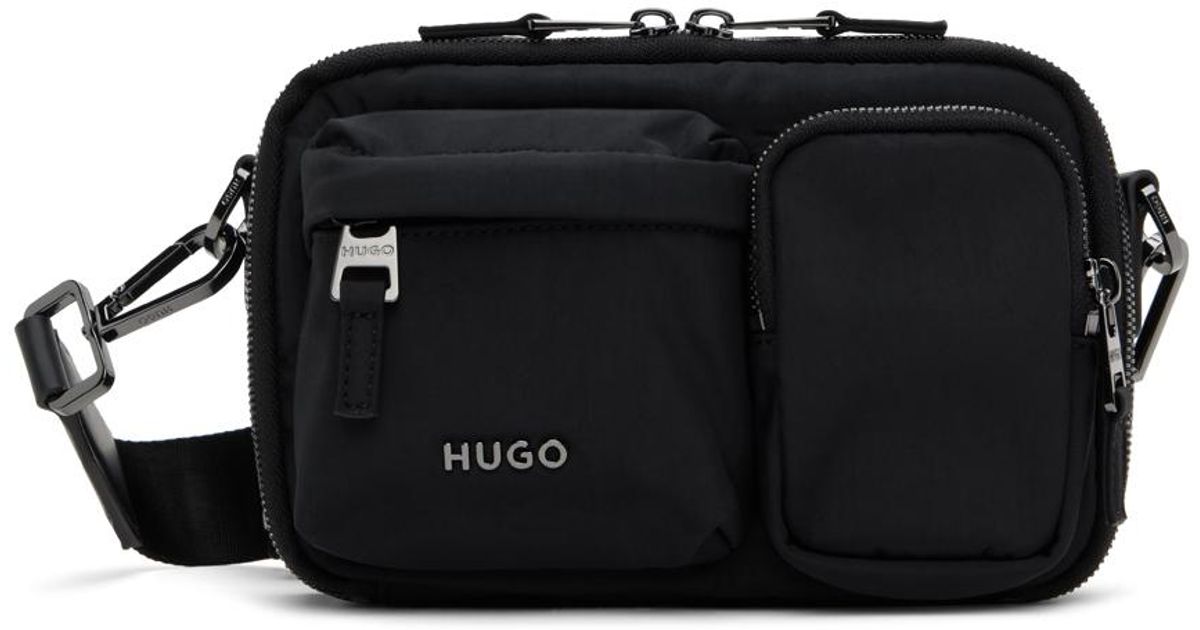 HUGO Black Tayron Bag for Men | Lyst