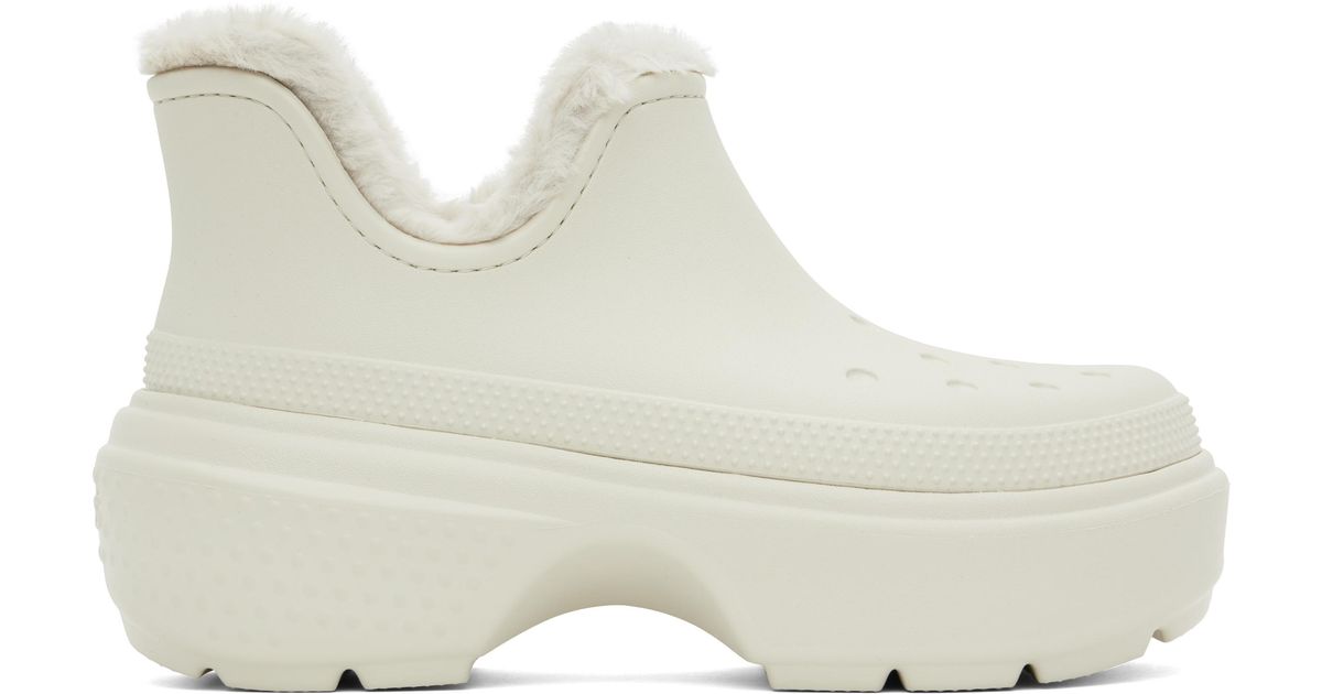 Crocs™ Off- Stomp Shorty Ankle Boots in Black | Lyst