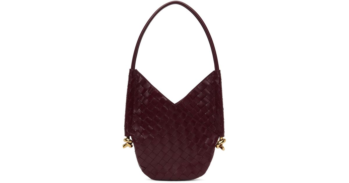 Bottega Veneta Burgundy Small Solstice Shoulder Bag in Purple | Lyst