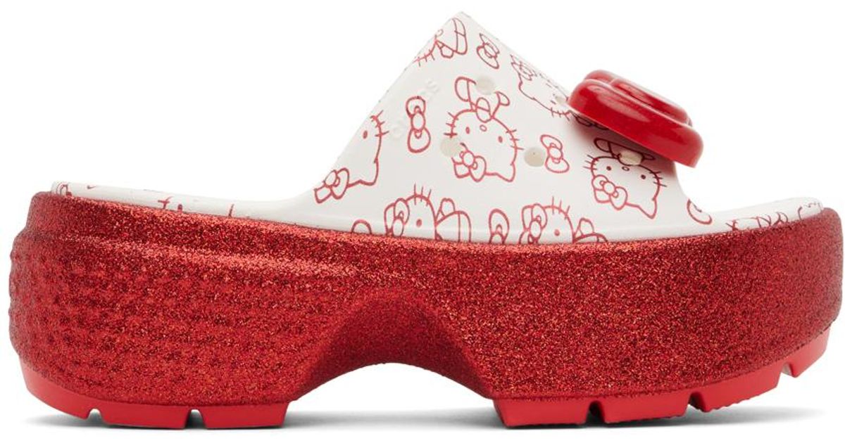 Crocs™ Hello Kitty Stomp Slide in Red | Lyst UK