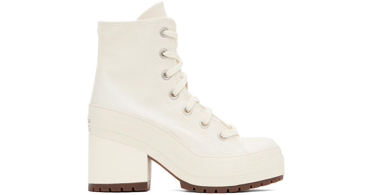 Converse Canvas Chuck 70 De Luxe Heels in White | Lyst Canada
