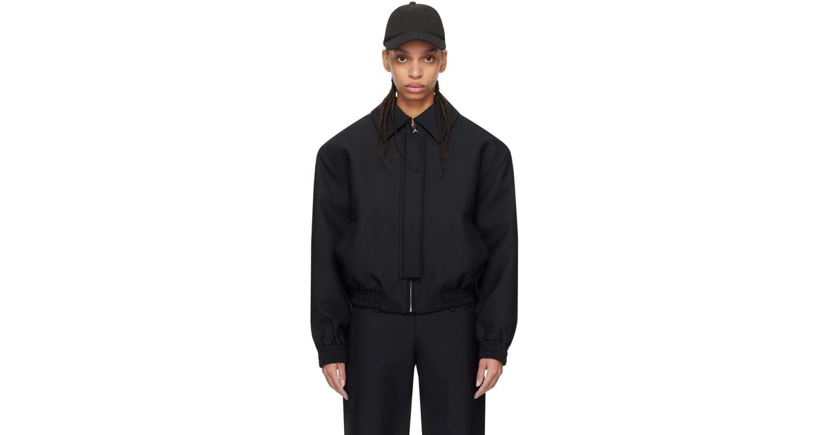 Fax Copy Express Ssense Exclusive Jacket in Black | Lyst