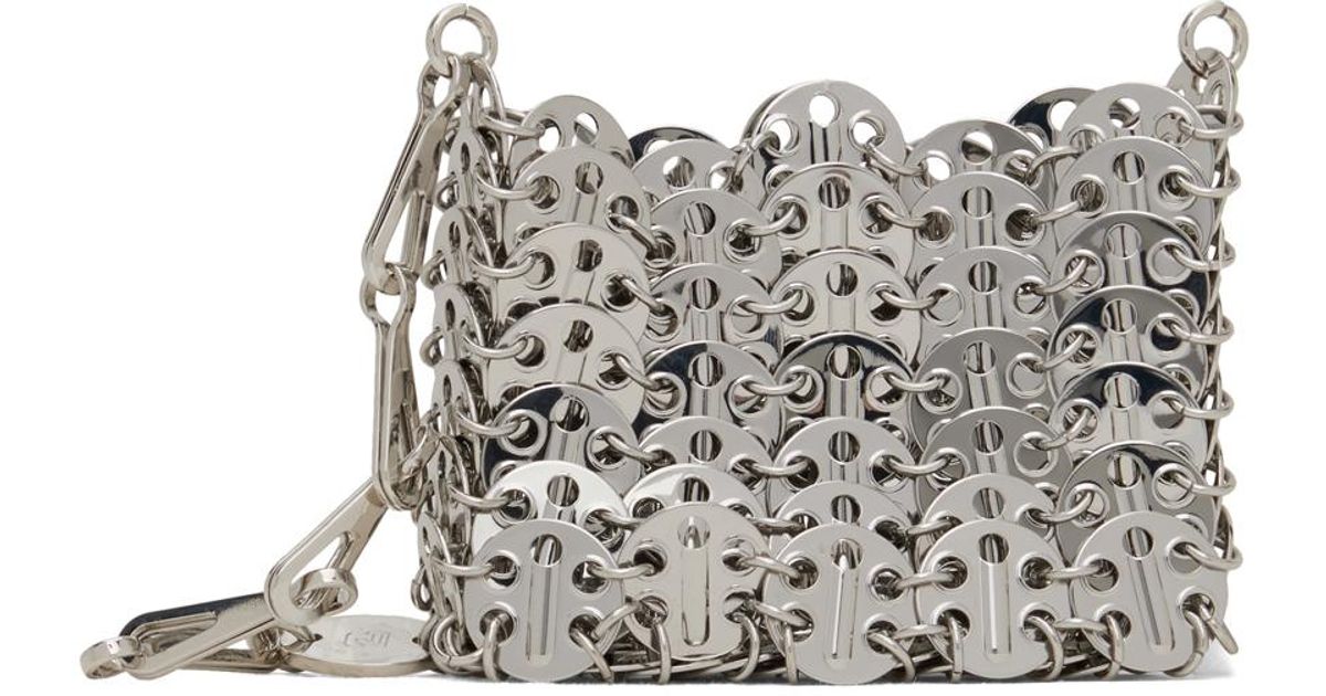 Rabanne Micro 1969 Bag in Black | Lyst