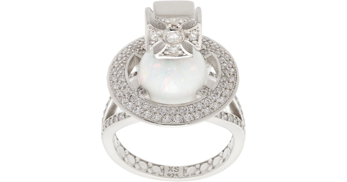 Vivienne Westwood Eabha Ring in Gray for Men | Lyst