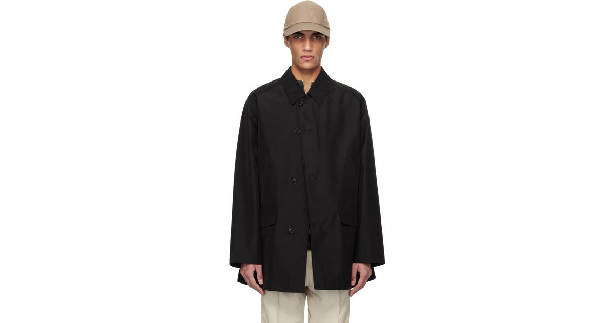 Nanamica 2L Gore-Tex Car Coat in Black for Men | Lyst