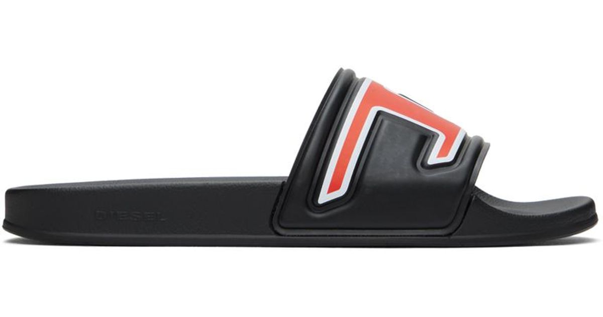 DIESEL Sa-Mayemi D Slides in Black for Men | Lyst