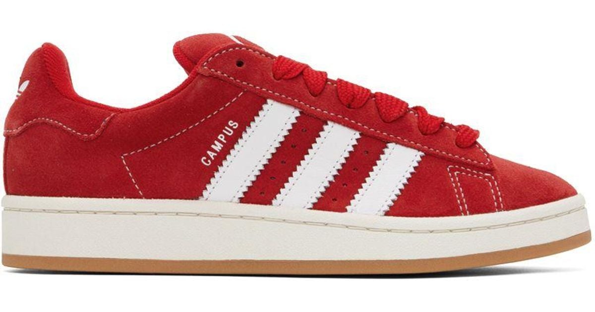 adidas Originals Red Campus 00s Sneakers for Men | Lyst