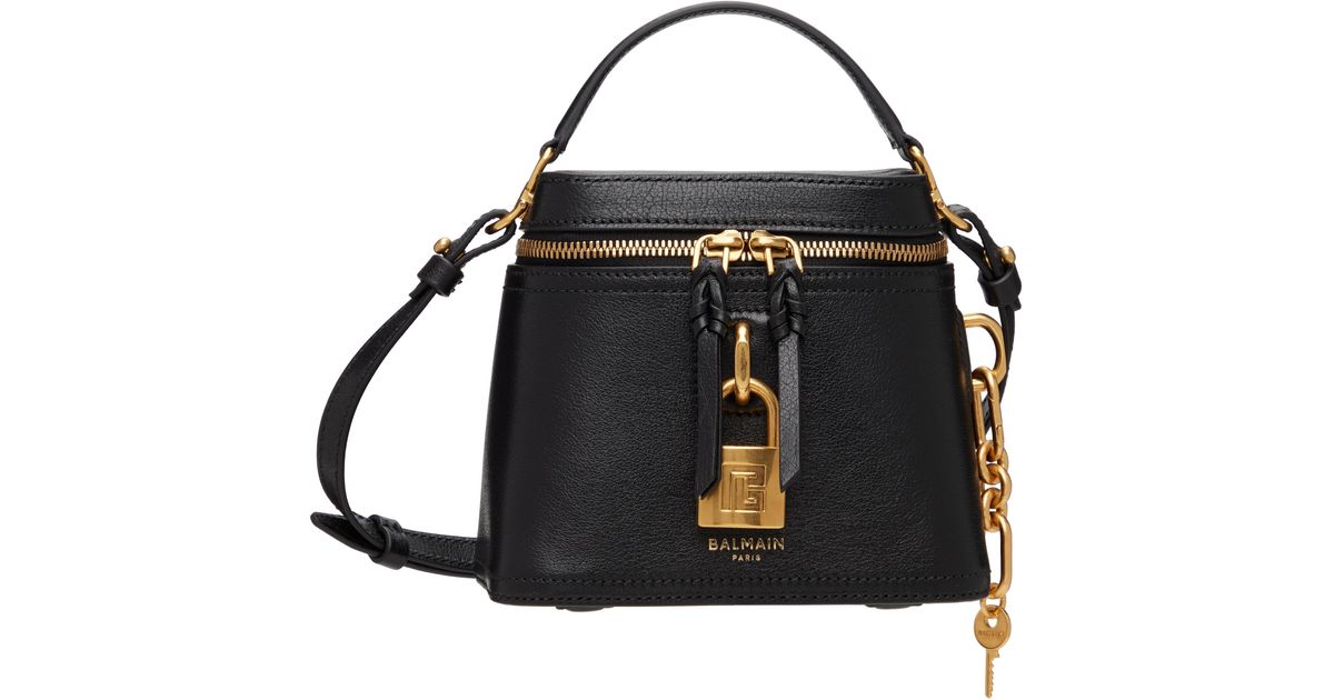 Balmain Pulse Vanity Bag in Black | Lyst UK