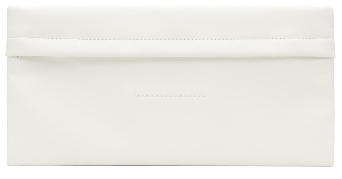 MM6 by Maison Margiela Numeric Label Clutch in Black | Lyst UK