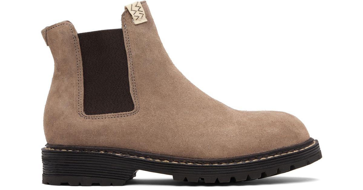 Visvim Gornergrat Mid-Folk Chelsea Boots in Black for Men | Lyst UK
