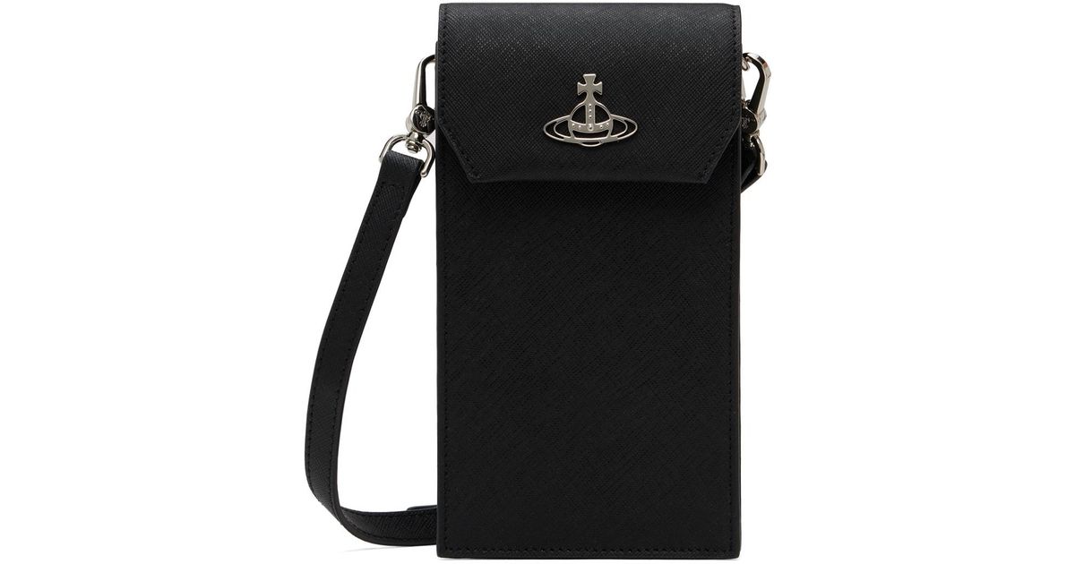 Vivienne Westwood Phone Pouch in Black for Men | Lyst