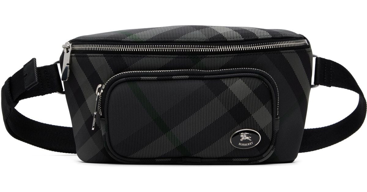 Burberry Ml Heritage Belt Bag in Black for Men | Lyst