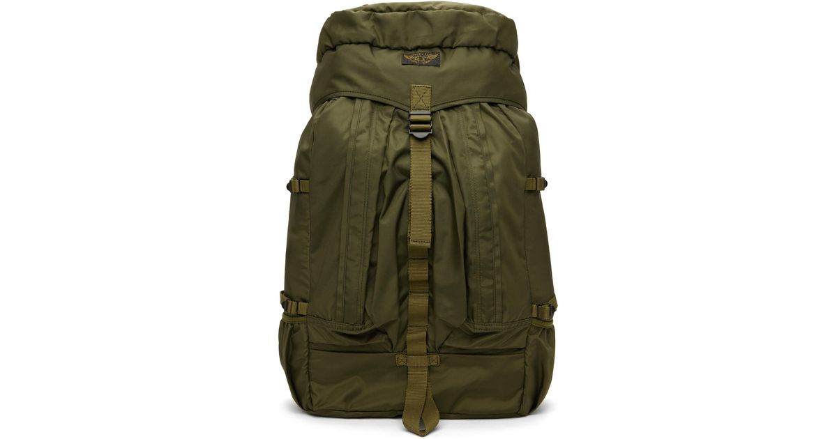 RRL Nylon Canvas Utility Backpack in Green for Men | Lyst