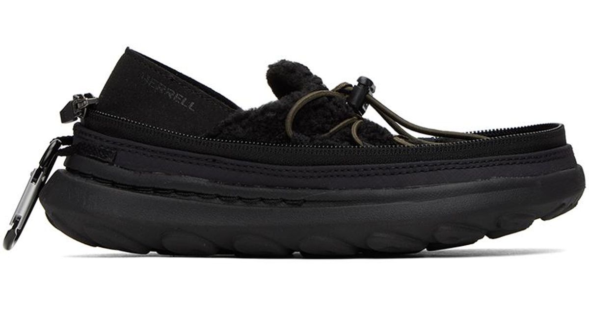 Merrell Black Hut Moc 2 Packable Slippers | Lyst