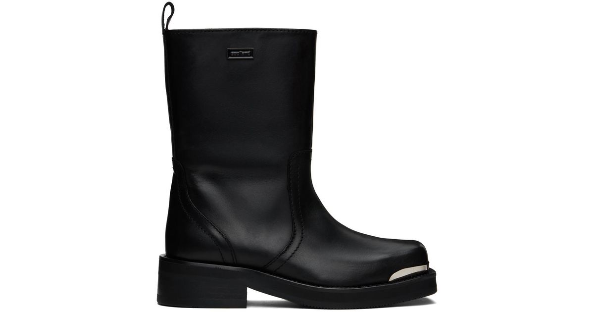 Soulland Arizona Metal Boots in Black | Lyst